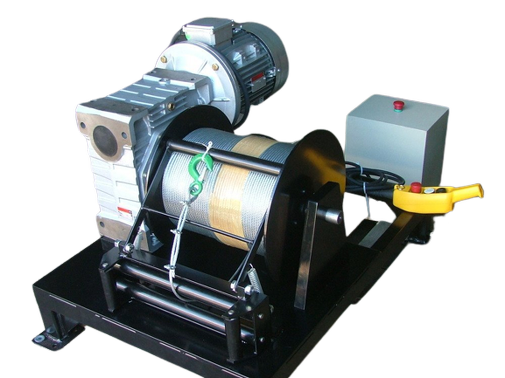 Treton Elektryczna wciągarka z liną o średnicy 10mm (długość liny: 50m ...
